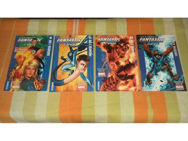 ULTIMATE FANTASTIC FOUR  / THE ULTIMATES komplet 1-4