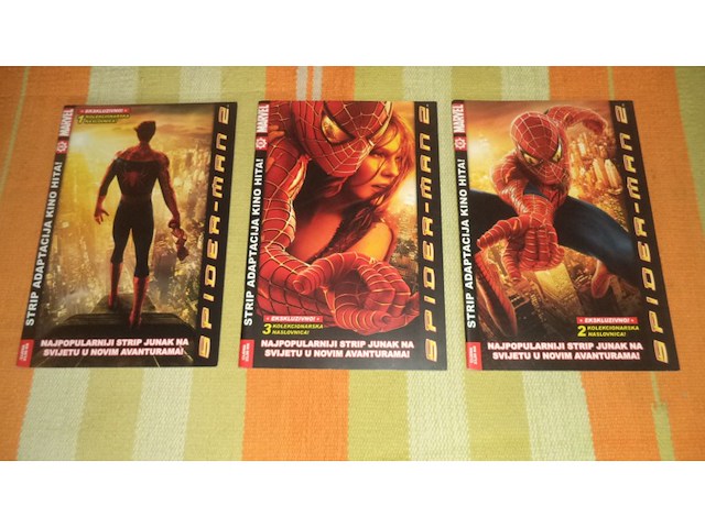 SPIDER-MAN 2 (tri različite kolekcionarske naslovnice)