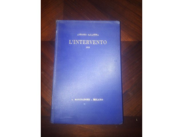 L`INTERVENTO (1915), Salandra Antonio