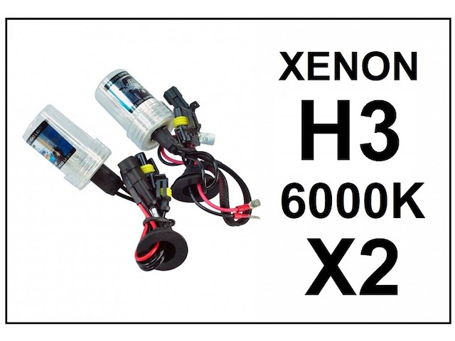 H3 XENON sijalica - 6000K - 35W - 2 komada