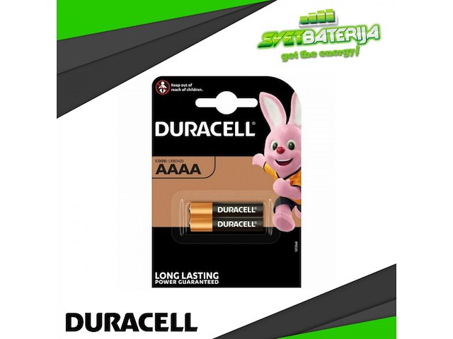 DURACELL LR61 / AAAA 1.5V Alkalna Baterija