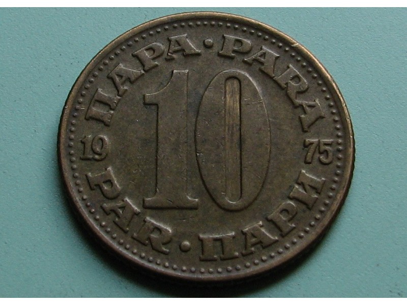 Jugoslavija - 10 Para 1975