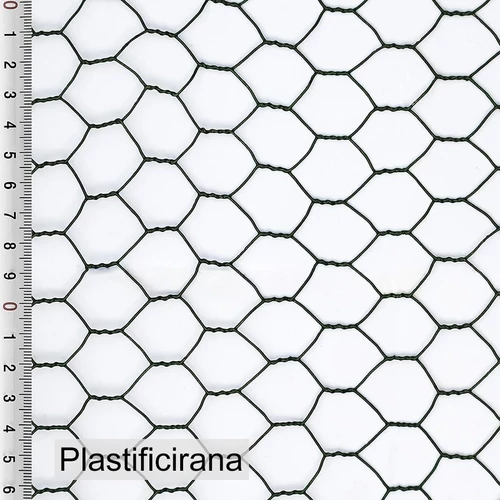 Heksagonalno pletivo plastificiran 16mmx1mx25m