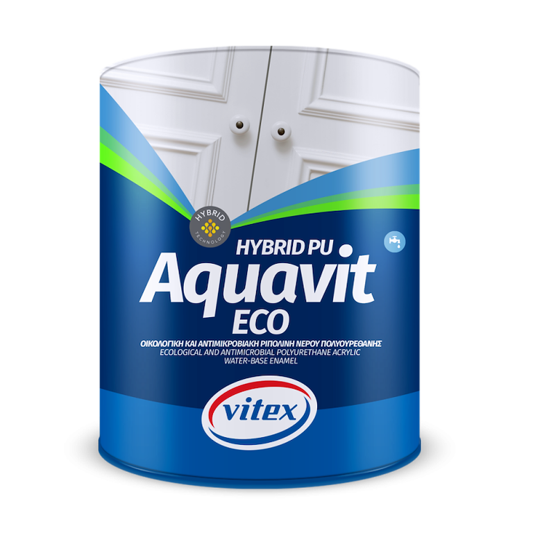 AQUAVIT Eco vodeni emajl BELI SATEN 0,75 lit