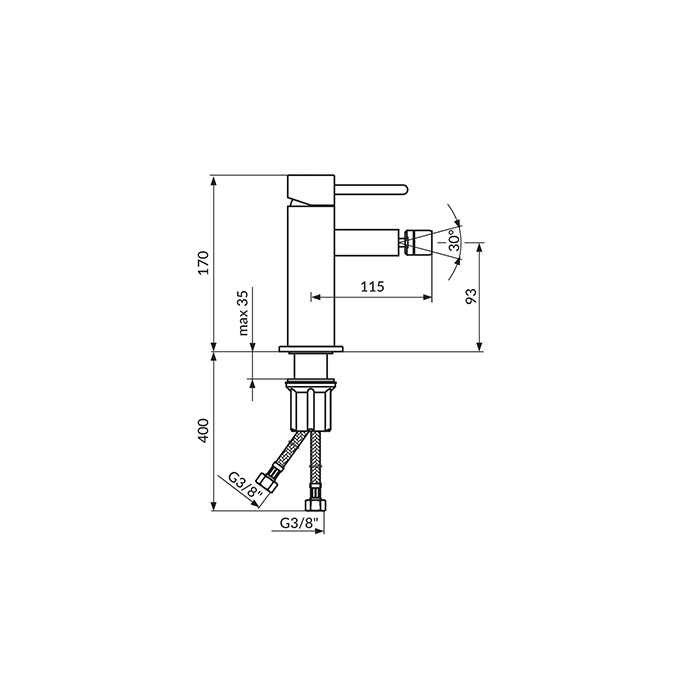 ROSAN Dark za bide JD39101