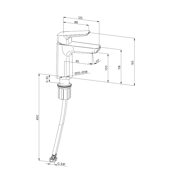 ROSAN Stolz BELA za lavabo 130101W