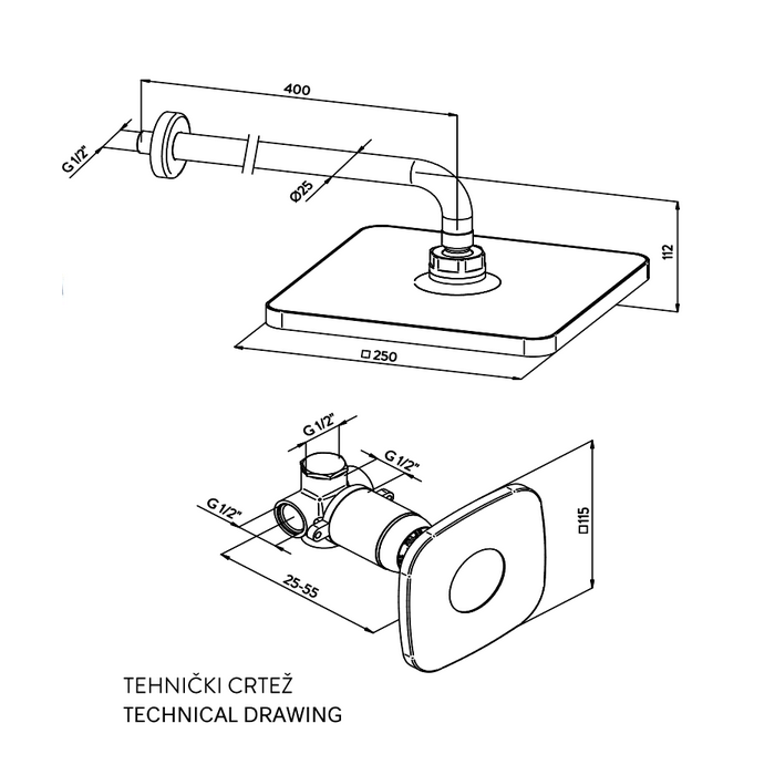 131103 ROSAN Stolz ugradni set