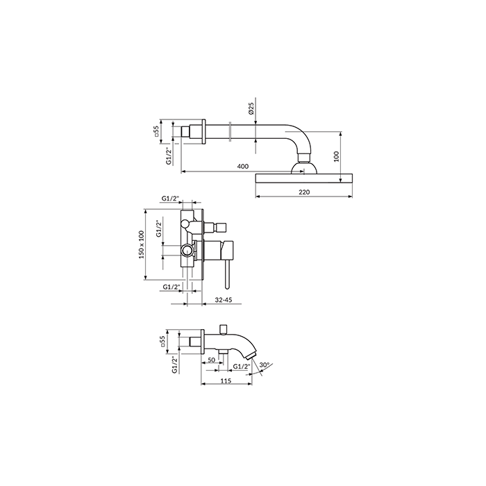 ZERRO ugradni set JZ31701