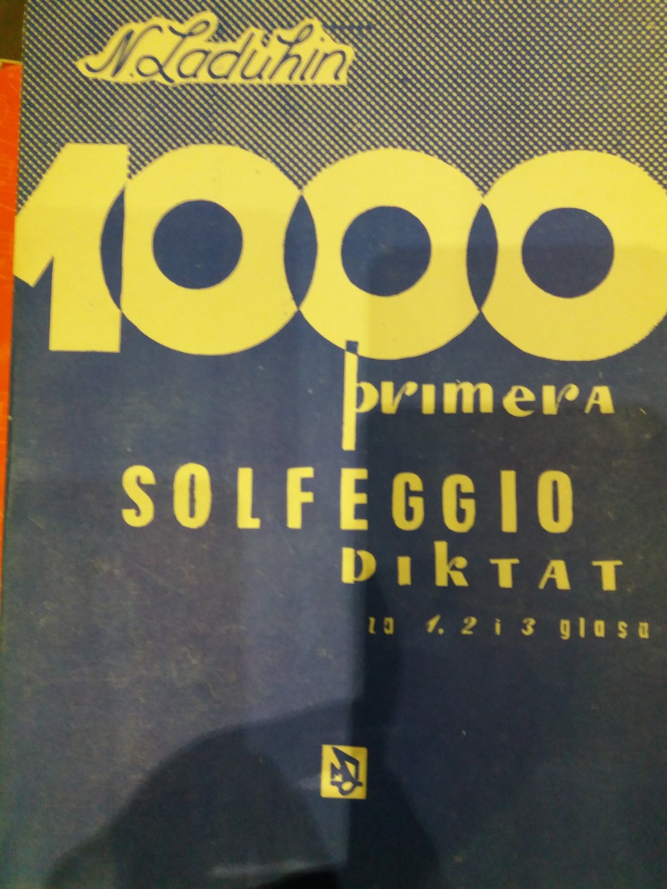 1000 primera muzičkog solfeggio diktat u 1, 2 i 3 glasa