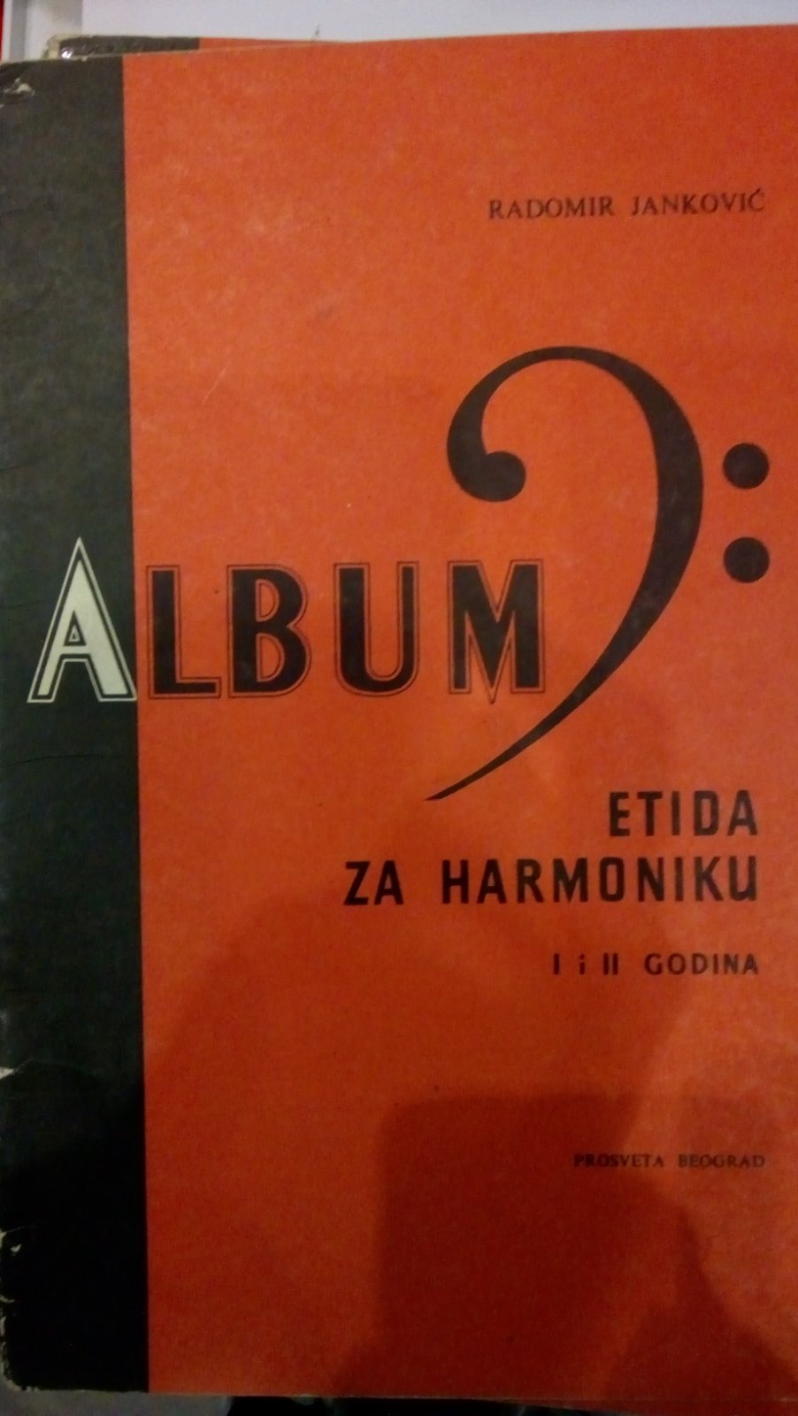 Album etida za harmoniku I i II godina