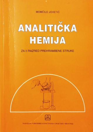 Analitička hemija – za II razred prehrambene struke