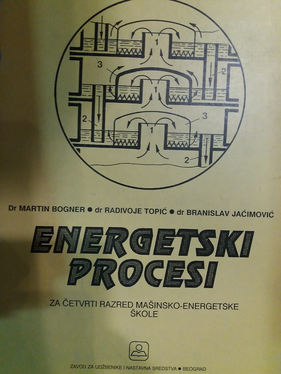 Energetski procesi – za četvrti razred mašinsko-energetske škole