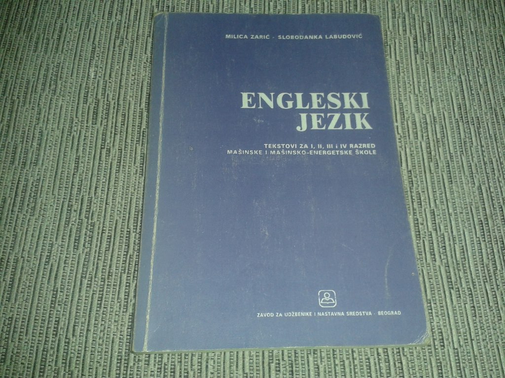 Engleski jezik – tekstovi za I, II, III i IV razred mašinsko-energetske škole