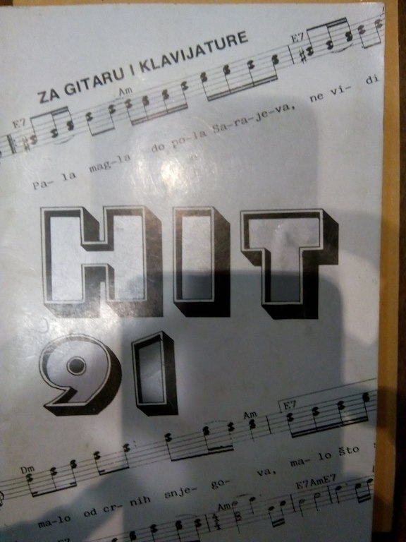 Hit 91 za gitaru i klavijature – notni hit album br.2