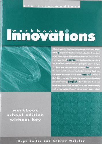 Innovations Pre-intermediate Workbook school edition without key