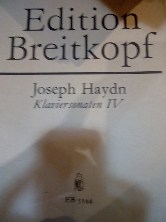 Joseph Haydn, Klaviersonaten IV
