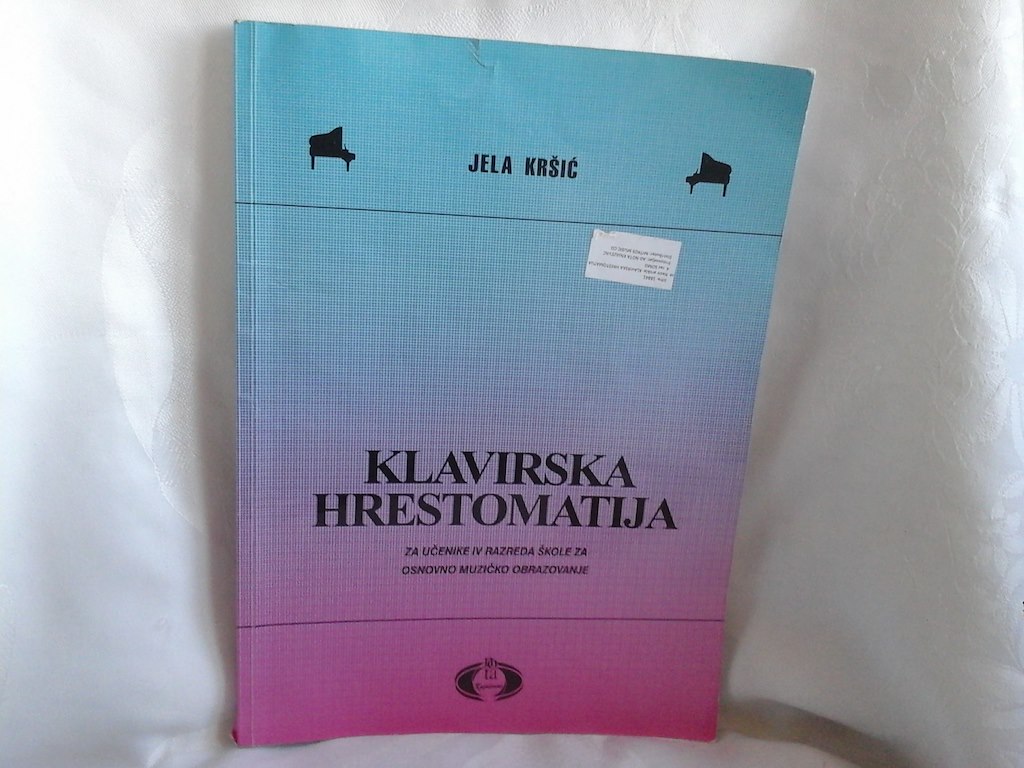 Klavirska hrestomatija za učenike VI razreda škole za osnovno muzičko obrazovanje