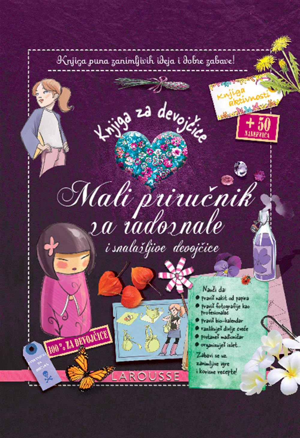 Knjiga za devojčice Mali priručnik za radoznale i snalažljive devojčice