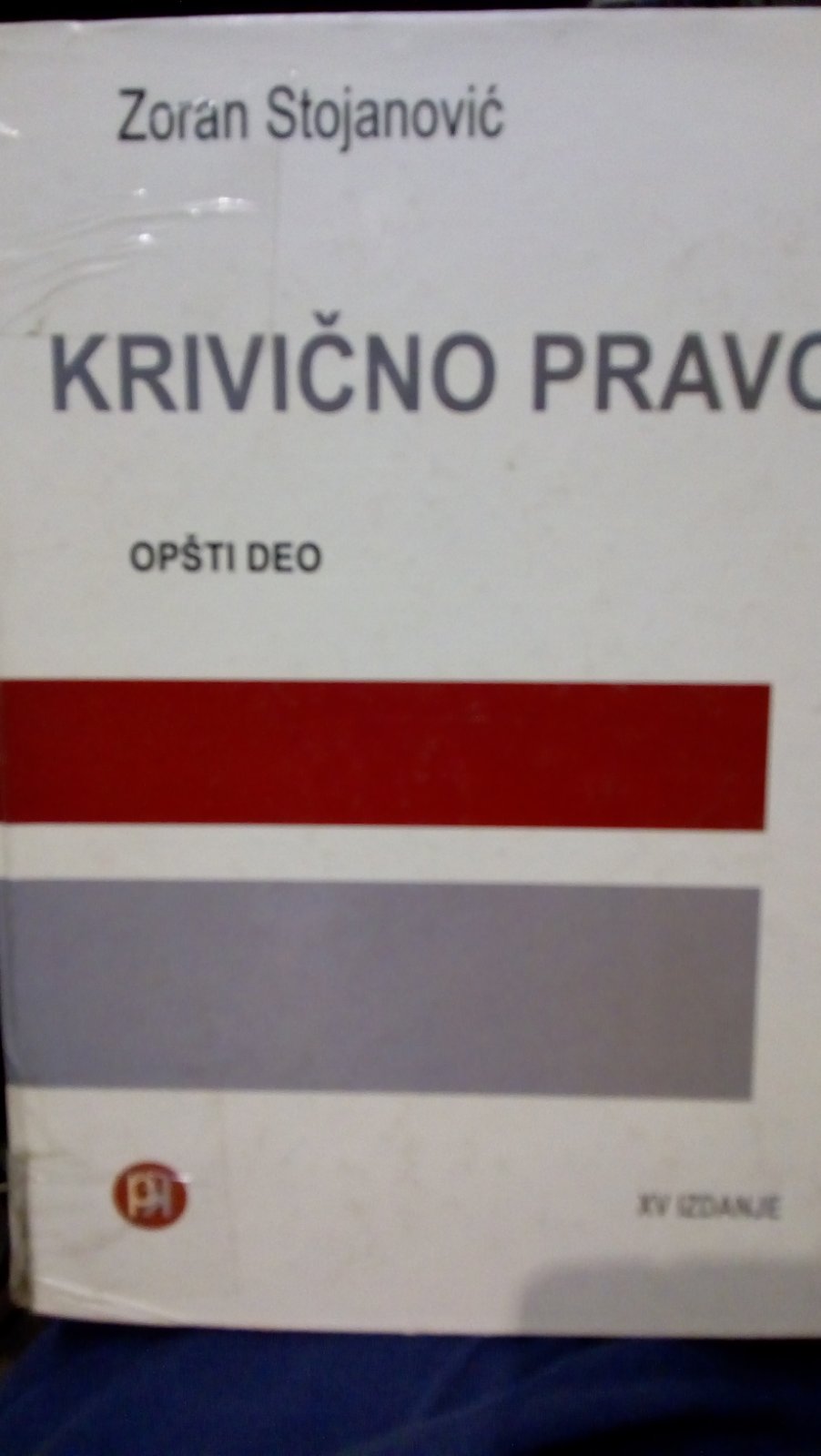 Krivično pravo opšti deo Pravna knjiga