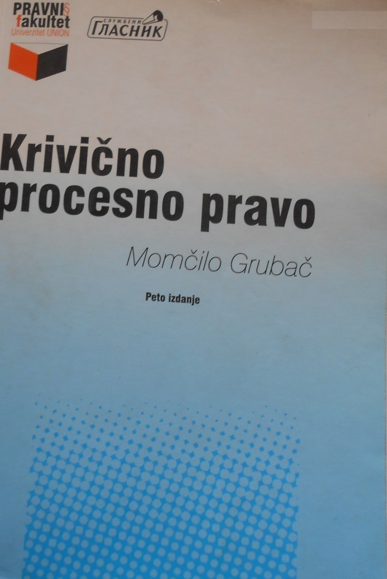 Krivično procesno pravo Union