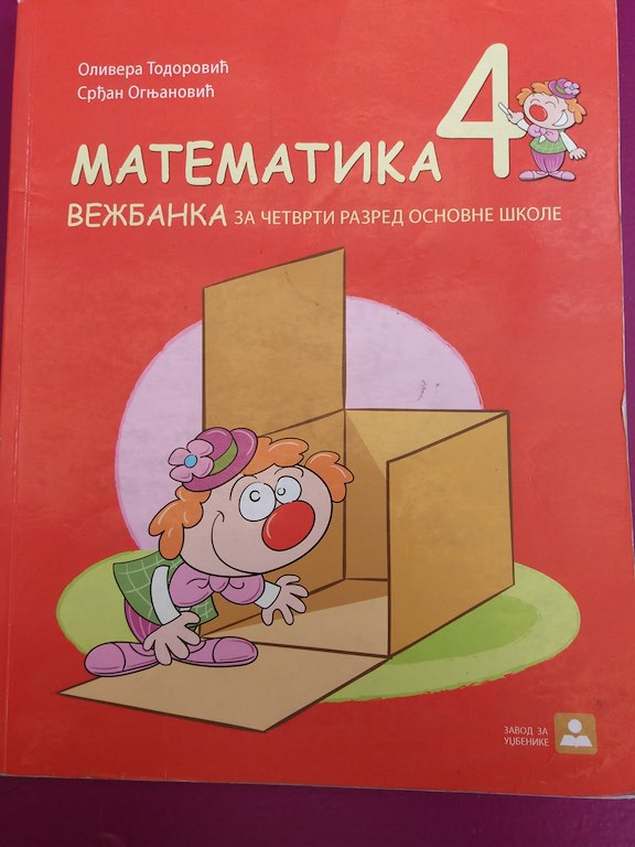 Matematika 4 za 4 razred vežbanka Zavod