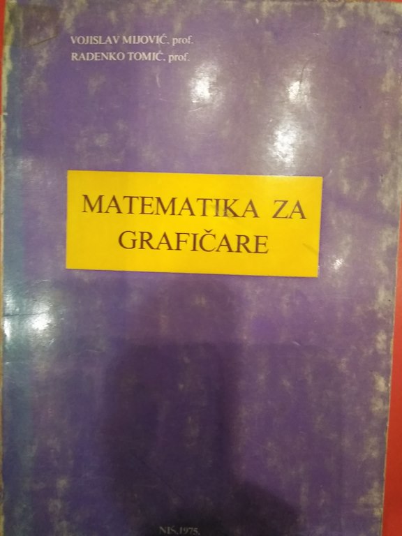 Matematika za grafičare