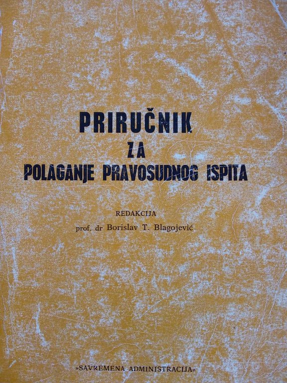 Priručnik za polaganje pravosudnog ispita