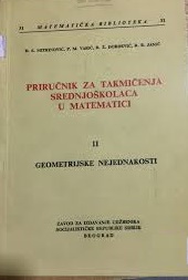 Priručnik za takmičenja srednjoškolaca u matematici 2 Geometrijske nejednakosti