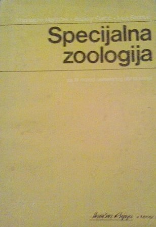 Specijalna zoologija – za III razred usmerenog obrazovanja