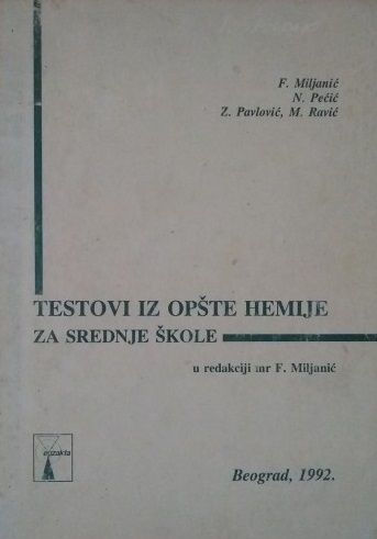 Testovi iz opšte hemije za srednje škole