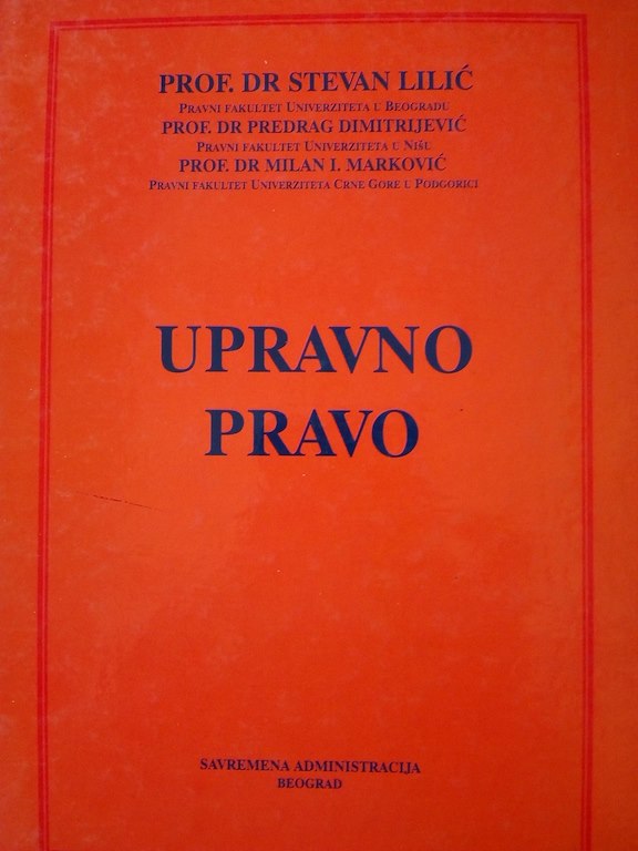 Upravno pravo savremena administracija