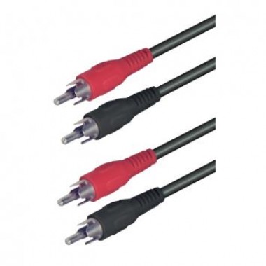 Kabel audio A3-1M 2xčinč utika - 2xčinč utikač 1,0m