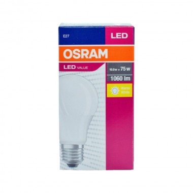 OSRAM VALUE CL A FR 75 NON-DIM E27 10W/827 LED SIJALICA