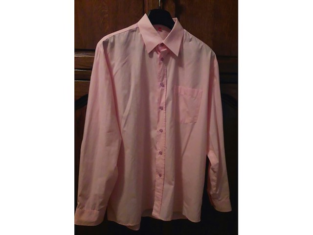 Svetlo roze košulja sa dugim rukavuma