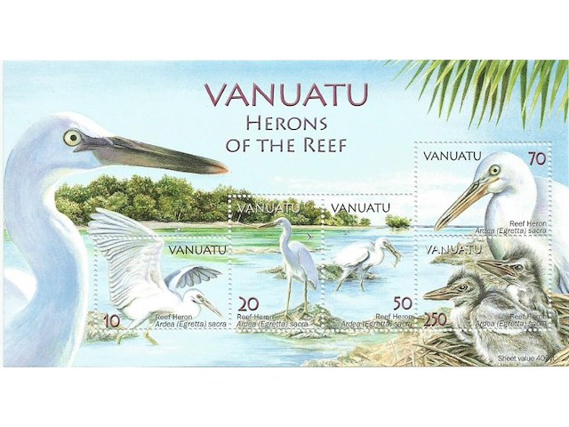 su Vanuatu 2007. Ptice ,cist blok