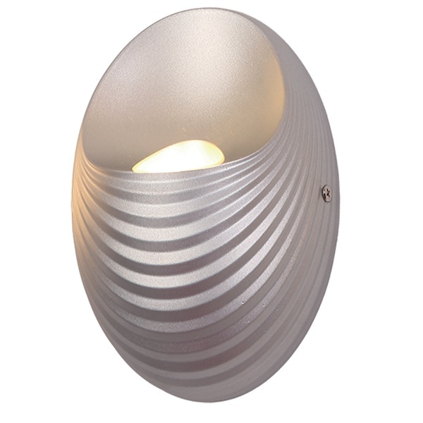 Zidna svetiljka LED 5W 4000K Srebrna Elmark 955SHELL1W/SL