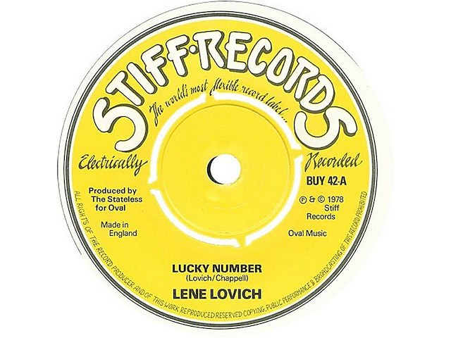 Lene Lovich ‎– Lucky Number