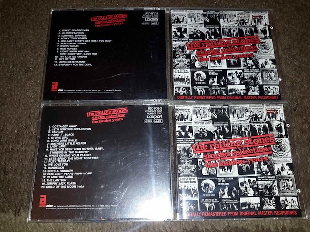 The Rolling Stones - Singles collection CD 2 i 3 ,ORIG.