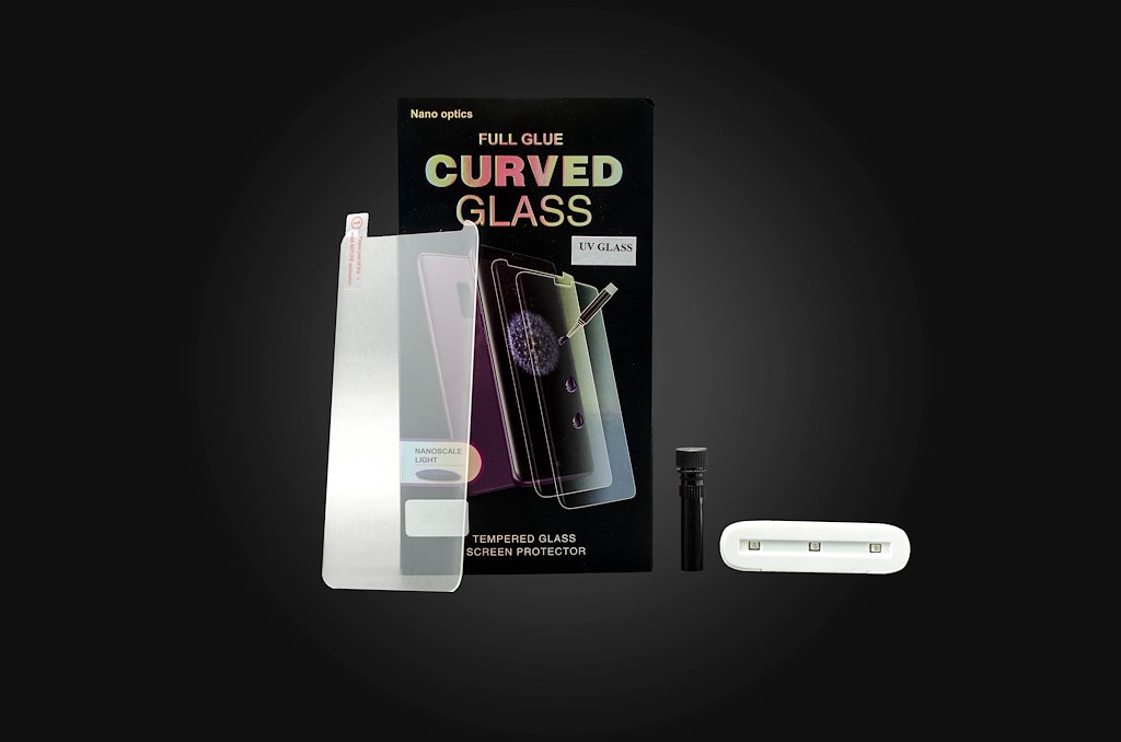 Nalepnica Display-a Glass 5D FULL GLUE UV for SM-G955F (Galaxy S8 Plus) black