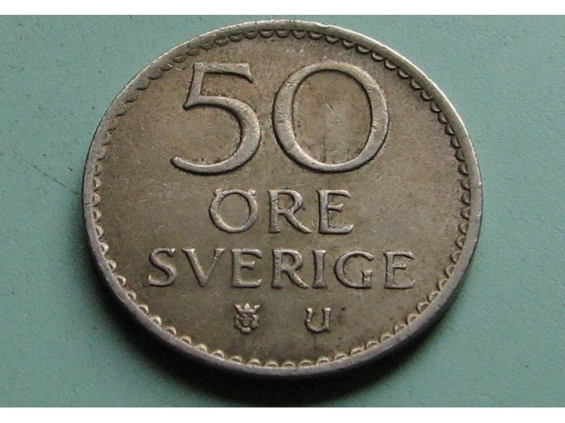 Švedska - 50 Ore - Gustaf VI Adolf 1971