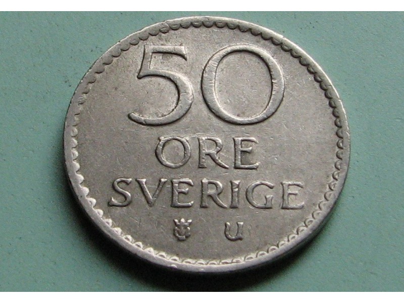 Švedska - 50 Ore - Gustaf VI Adolf 1968