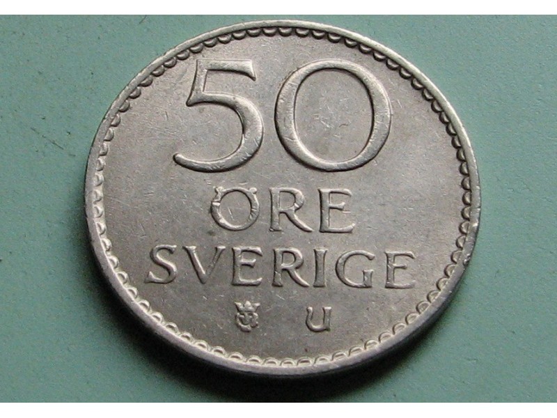 Švedska - 50 Ore - Gustaf VI Adolf 1967