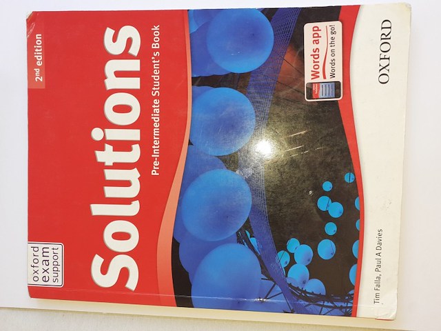 Solutions Pre-intermediate second edition