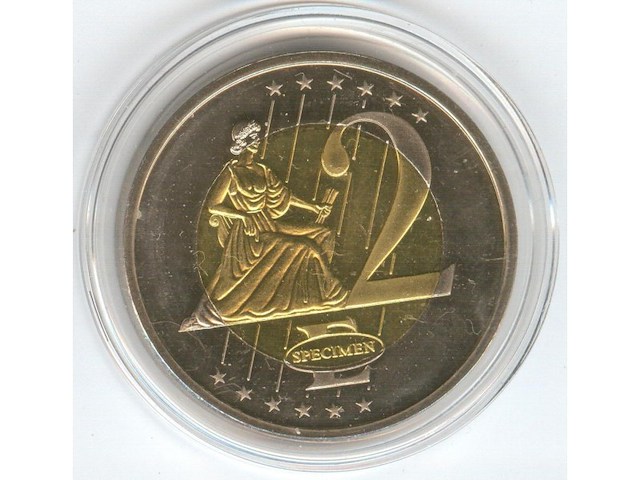 Svedska 2 euro 2003 UNC SPECIMEN