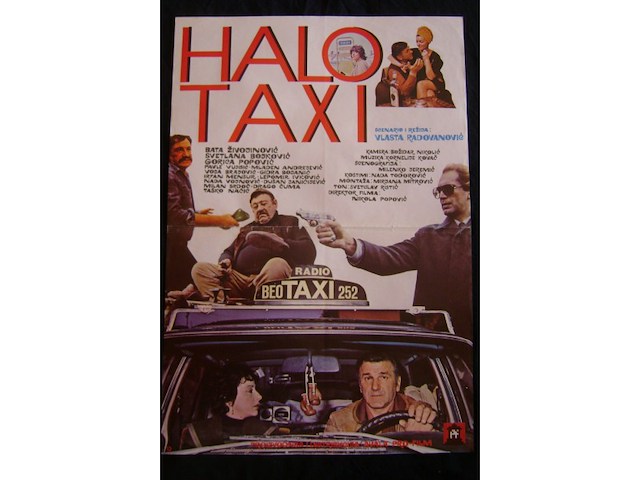 Filmski poster HALO TAXI 1983