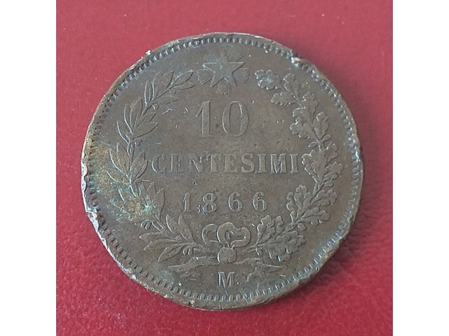 10 CENTESIMI 1866