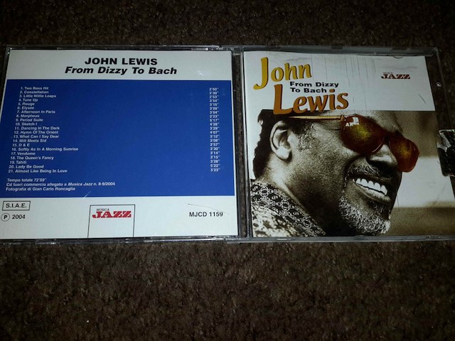 John Lewis - From Dizzy to Bach , ORIGINAL