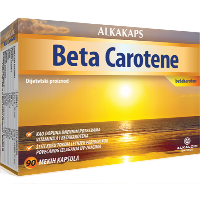 ALKAKAPS BETA CAROTENE A90
Opis
INFORMACIJE
NALOG
SERVIS
KORISNI LINKOVI