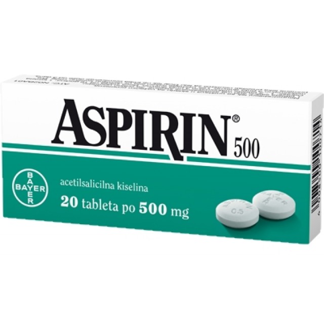 ASPIRIN TABLETE 20X500MG
Opis
INFORMACIJE
NALOG
SERVIS
KORISNI LINKOVI