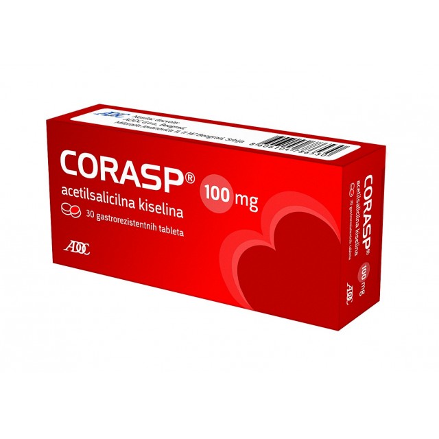 CORASP TABLETE 30X100MG
Opis
INFORMACIJE
NALOG
SERVIS
KORISNI LINKOVI